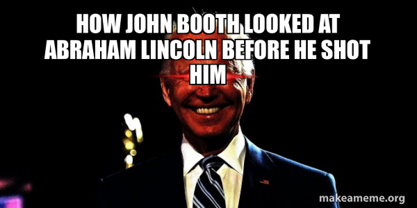 how John booth looked at Abraham Lincoln before he shot him - Dark ...