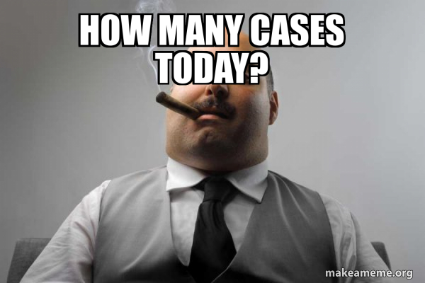 How many cases today? - Scumbag Boss Meme Generator