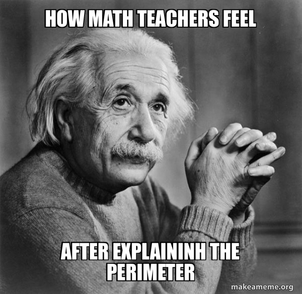 How Math teachers feel after explaininh the Perimeter - Serious Albert ...