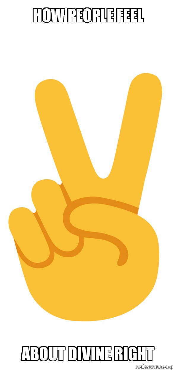 how people feel about divine right - Peace Sign Emoji Meme Generator