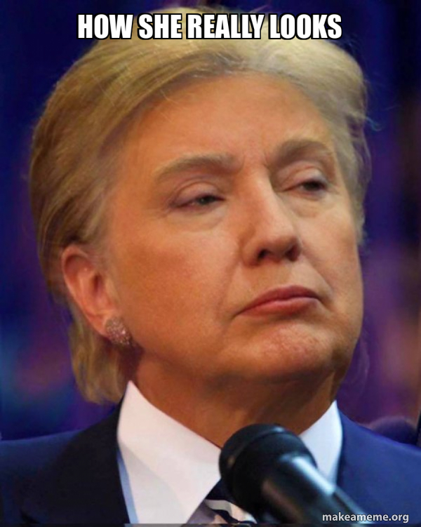 How she really looks - Trillary Meme Generator