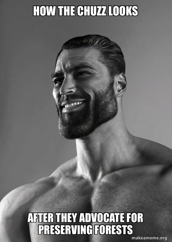 how the chuzz looks after they advocate for preserving forests ...