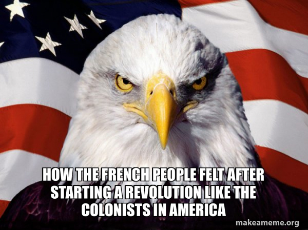 How the french people felt after starting a revolution like the ...