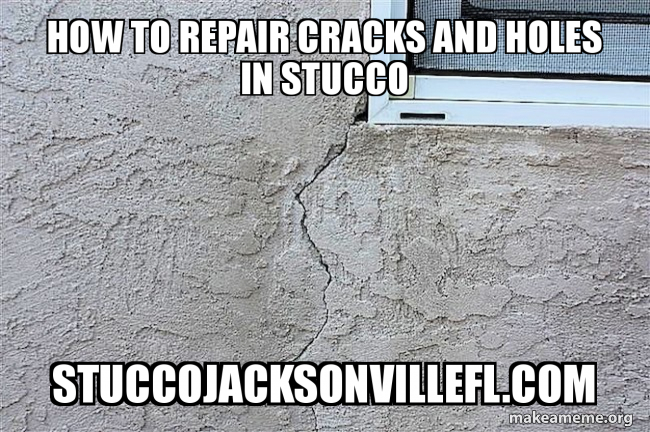 How to Repair Cracks and Holes in Stucco STUCCOJACKSONVILLEFL.COM - HOW ...