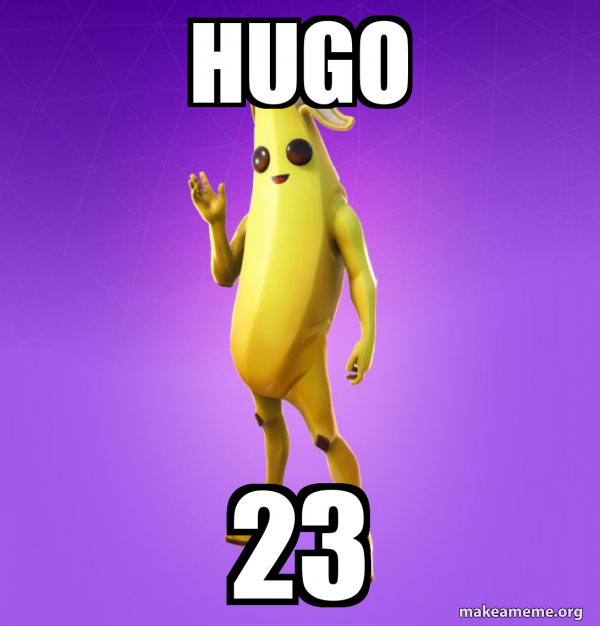 Hugo 23 - Peely Meme Generator