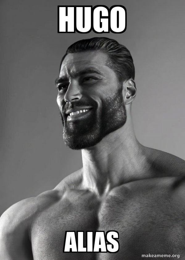 hugo alias - Gigachad Meme Generator
