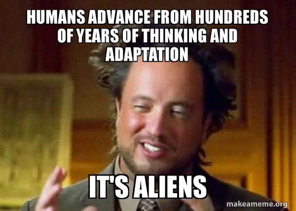 humans advance from hundreds of years of thinking and adaptation it's ...