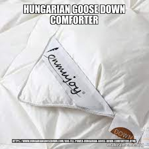 Hungarian goose down comforter https://www.hungariangoosedown.com/800 ...
