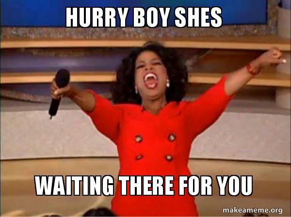 hurry boy shes waiting there for you - Oprah Winfrey - You Get a Car ...