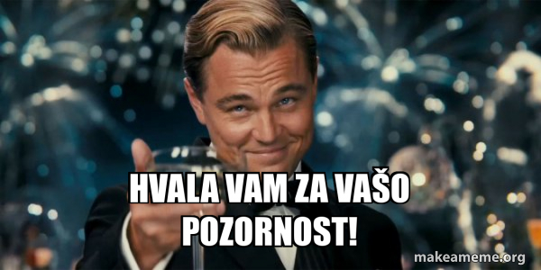 HVALA VAM ZA VAŠO POZORNOST! - Great Gatsby Reaction - Leonardo ...