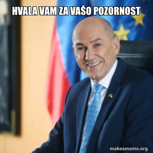 hvala vam za vašo pozornost Meme Generator