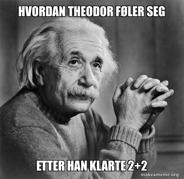 Hvordan Theodor føler seg Etter han klarte 2+2 - Serious Albert ...