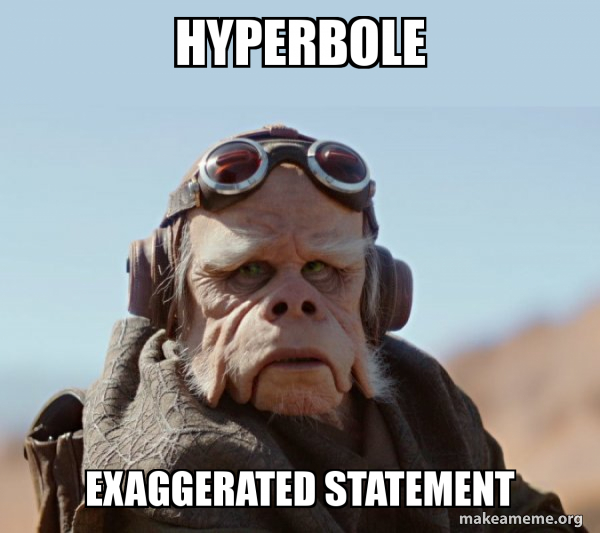 HyperBole Exaggerated Statement - The Mandalorian - I Have Spoken Meme ...