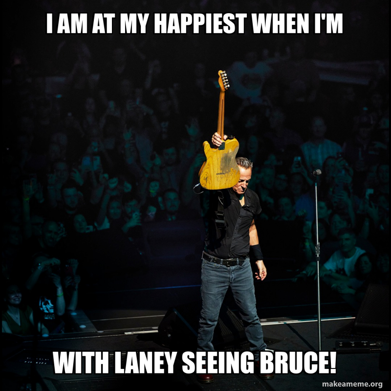 I am at my happiest when i'm with laney seeing bruce! Meme Generator