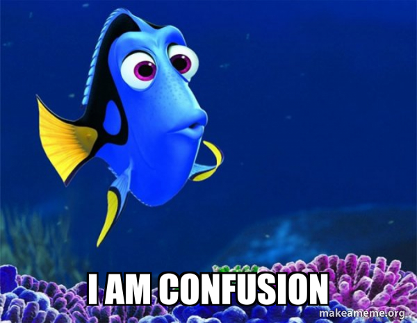 I am confusion - Dory from Nemo (5 second memory) Meme Generator