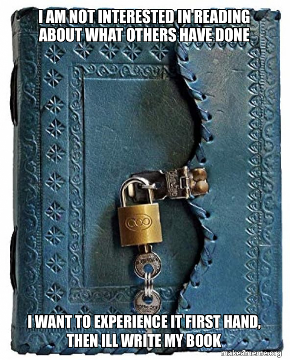 I am not interested in reading about what others have done i want to ...