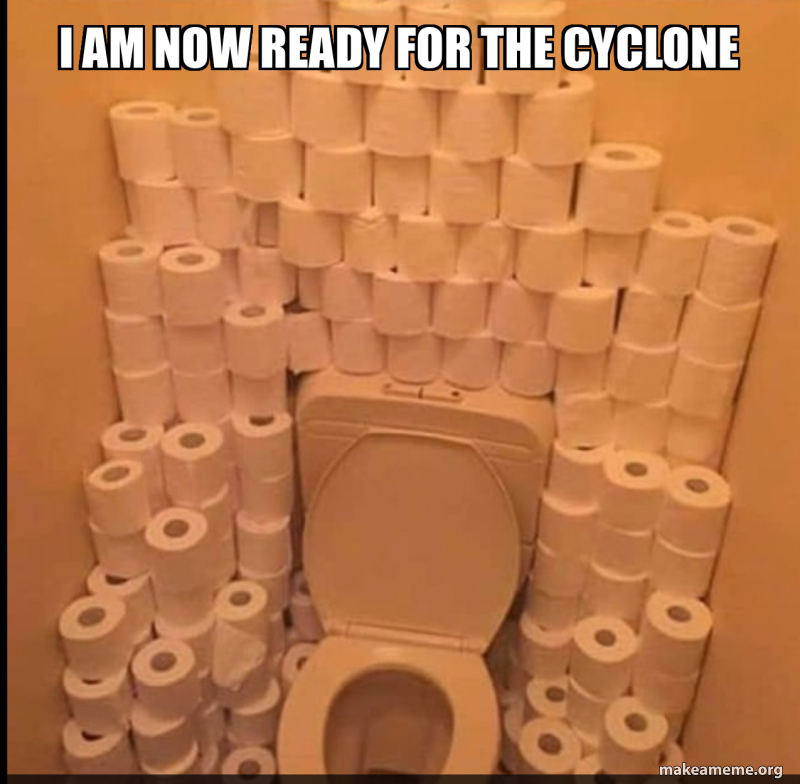 I am now ready for the cyclone Meme Generator