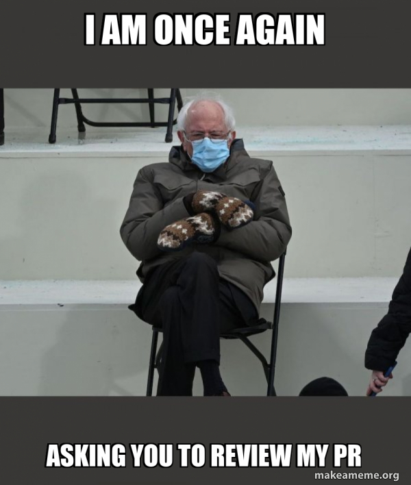 I am once again asking you to review my pr - Bernie Sanders at the ...