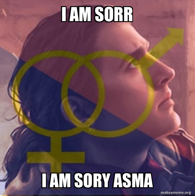 i am sorr i am sory asma Meme Generator