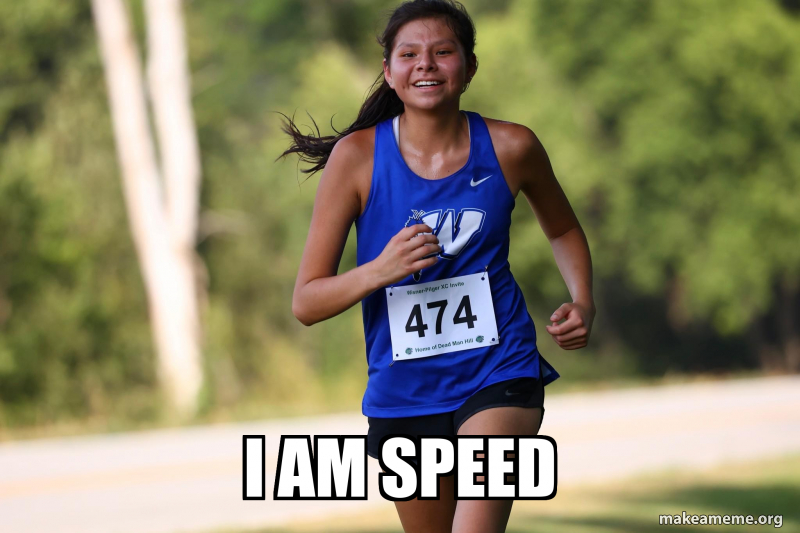 I aM speed Meme Generator