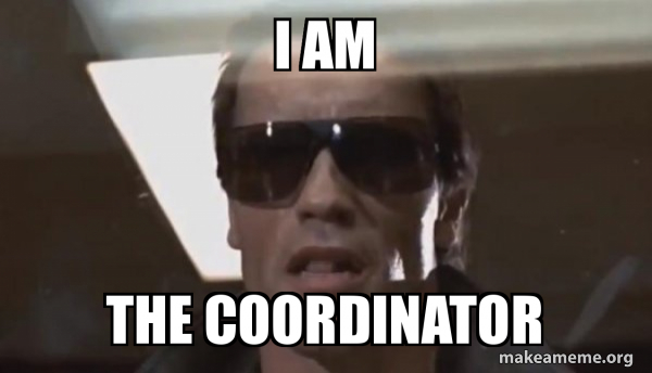 I am The coordinator - The Terminator Meme Generator