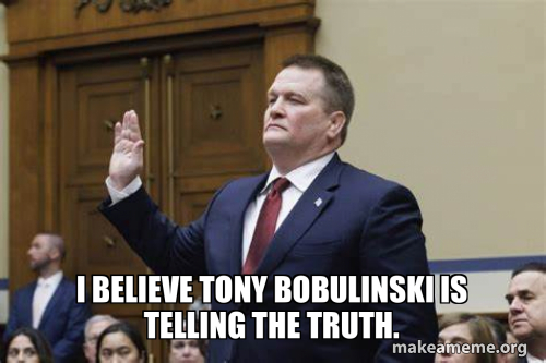 I believe tony Bobulinski is telling the truth. Meme Generator