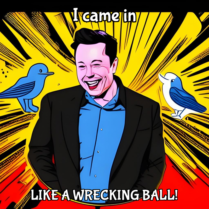 I came in LIKE A WRECKING BALL! Meme Generator