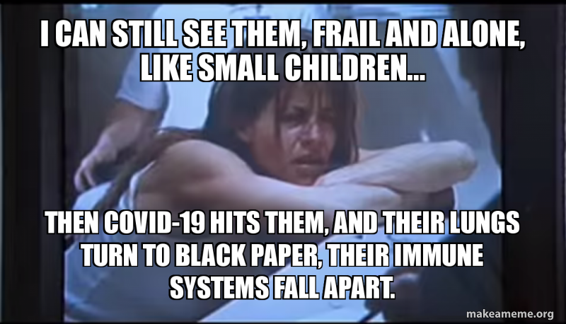 I can still see them, frail and alone, like small childrenâ€¦ then ...