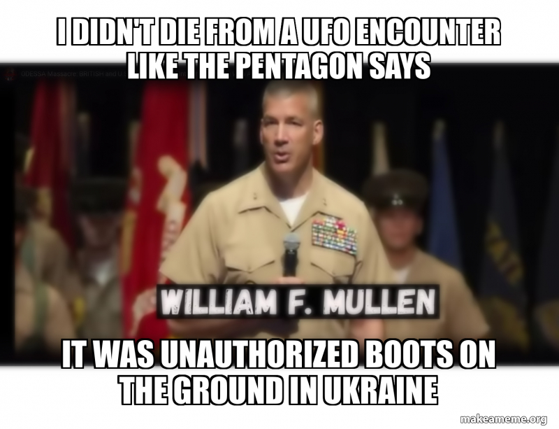 I DIDN'T DIE FROM A UFO ENCOUNTER LIKE THE PENTAGON SAYS IT WAS ...
