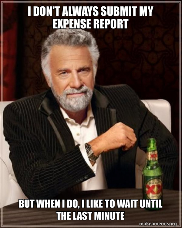 Expense Report Memes