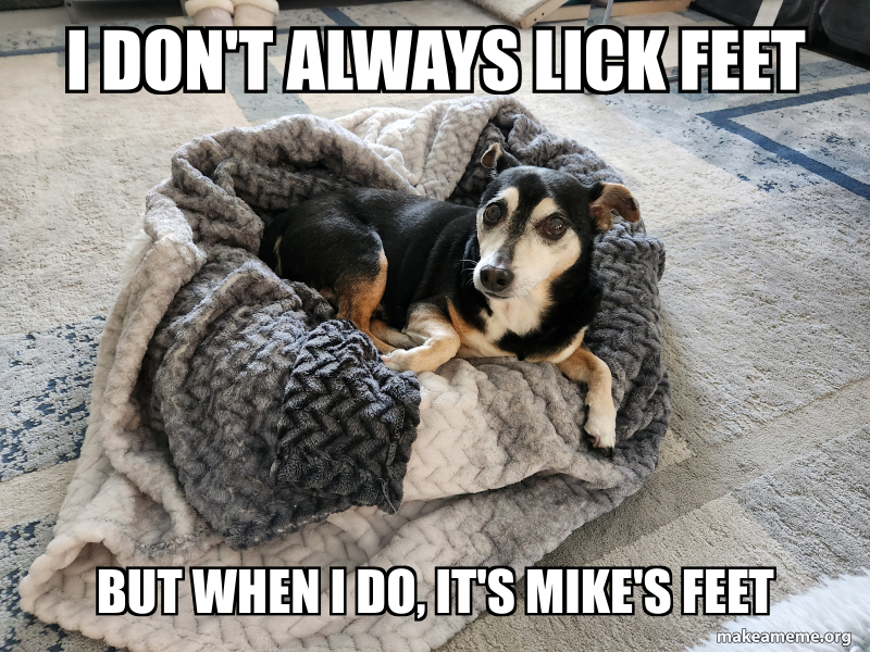 I don't always LIck feet But when I do, it's Mike's feet Meme Generator