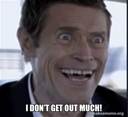 I don't get out much! Meme Generator