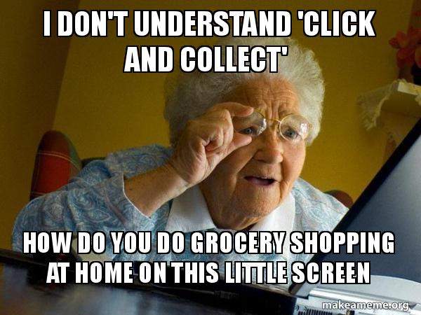 I don't understand 'click and collect' How do you do grocery shopping ...