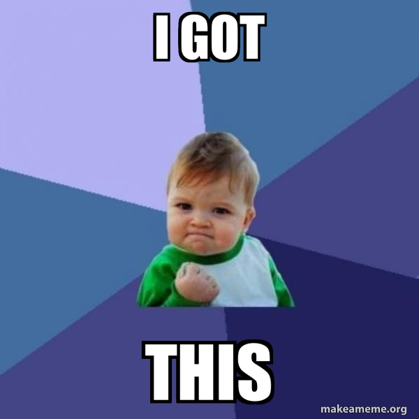 I GOT THIS - Success Kid Meme Generator