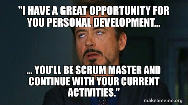 "I have a great opportunity for you personal development... ... you'll ...