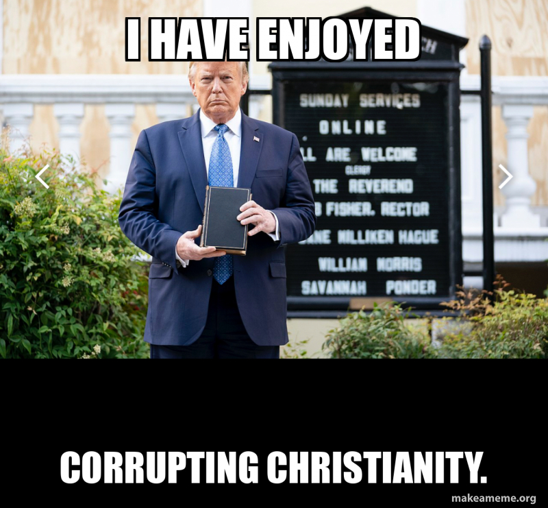 I have enjoyed Corrupting Christianity. Meme Generator