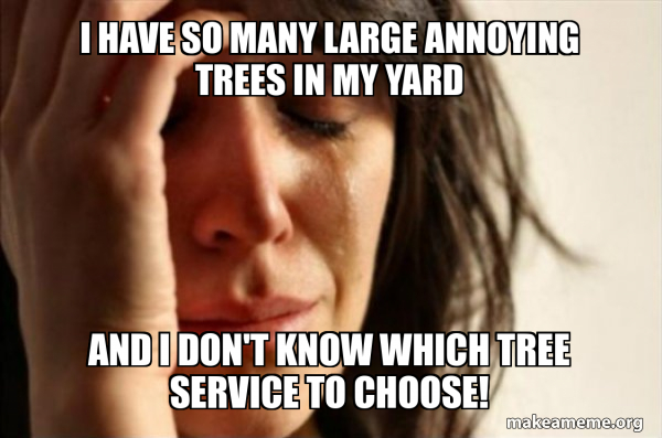 I have so many large annoying trees in my yard and i don't know which ...