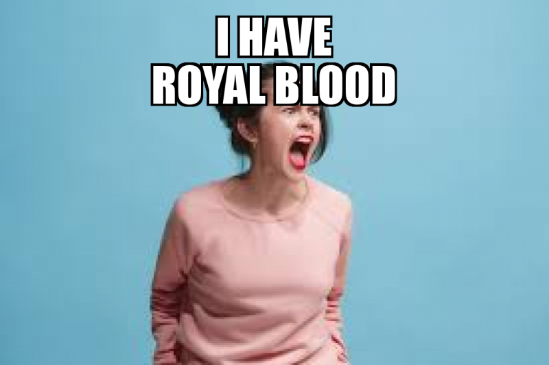 I have royal blood Meme Generator
