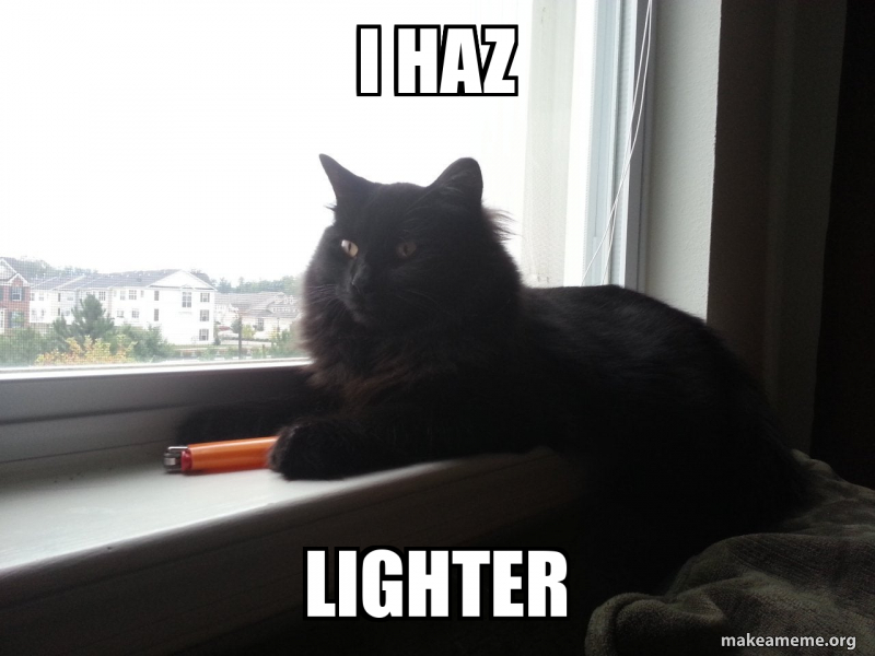 I haz Lighter Meme Generator