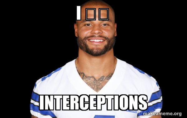 I ️ Interceptions Meme Generator