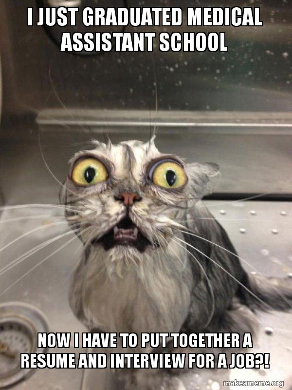 I just graduated Medical Assistant school Now I have to put together a ...