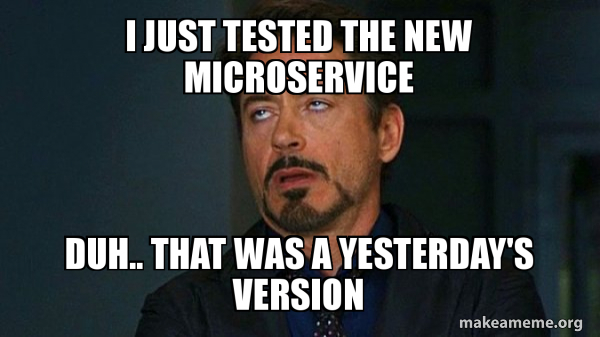 I JUST TESTED THE NEW MICROSERVICE DUH.. THAT WAS A YESTERDAY'S VERSION ...