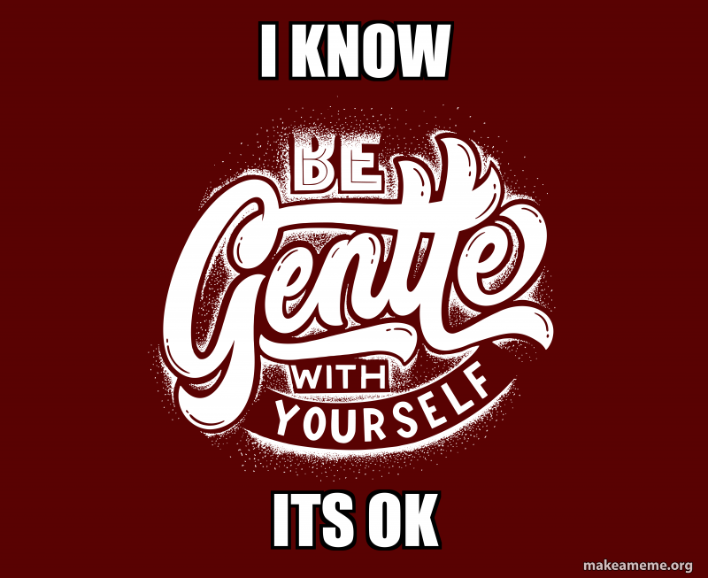 I know Its Ok Meme Generator