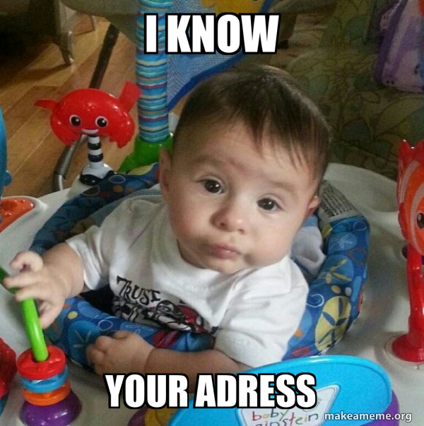 i know your adress - 'Whatever' Kid Meme Generator