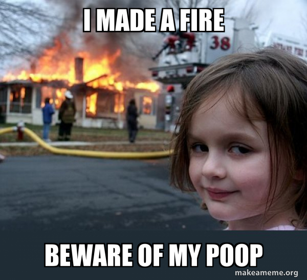 Fire Poop Memes