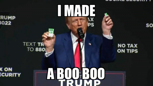 I MADE A BOO BOO - Trump Tic Tac Meme Generator