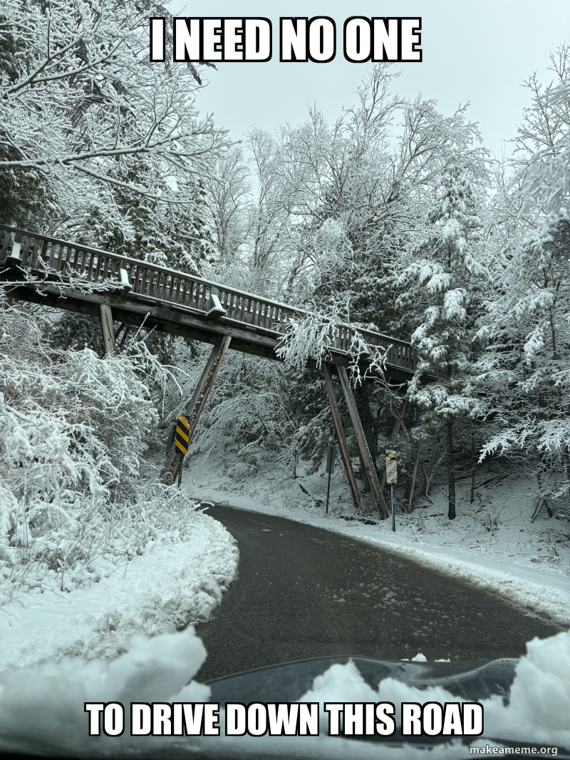 I need no one To drive down this road Meme Generator