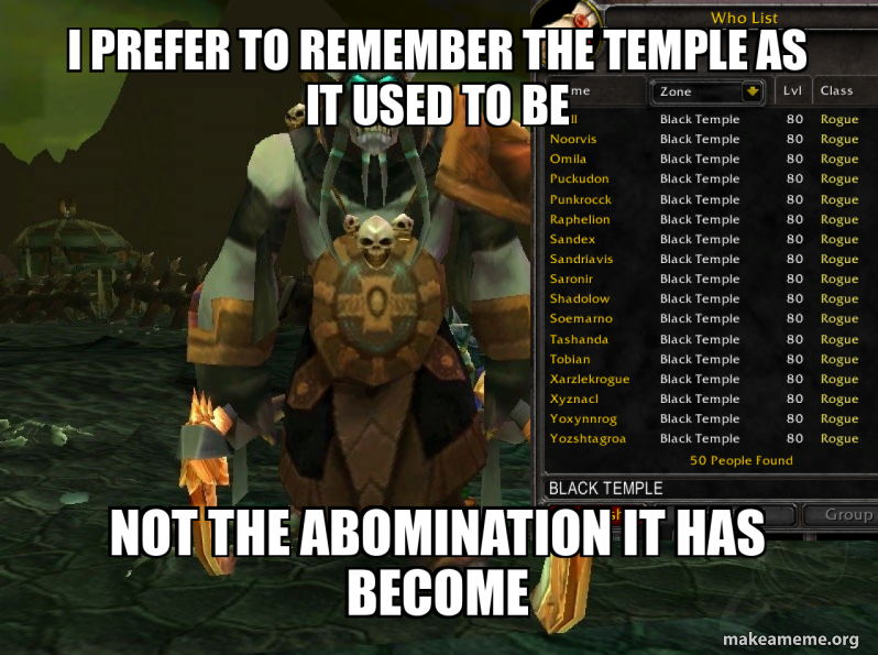 I PREFER TO REMEMBER THE TEMPLE AS IT USED TO BE NOT THE ABOMINATION IT ...