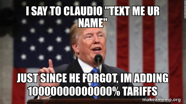 i say to claudio "text me ur name" just since he forgot, im adding ...