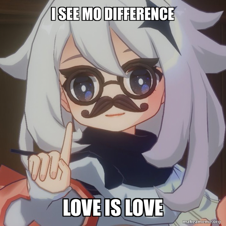 i see mo difference love is love Meme Generator